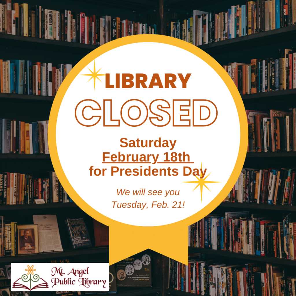 Mt. Angel Public Library – Empowering our community to learn, explore ...